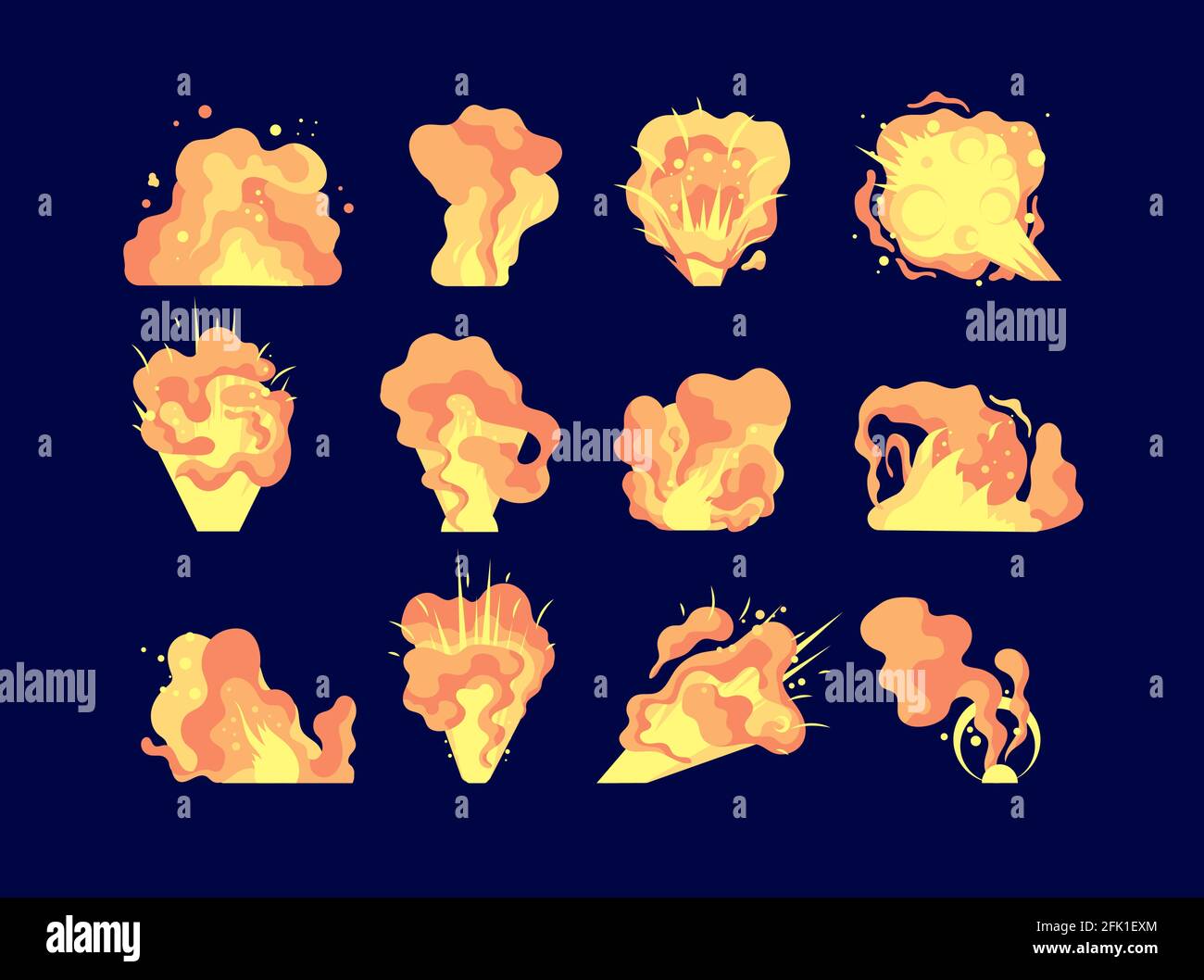 Cartoon explosion symbol hi-res stock photography and images - Alamy