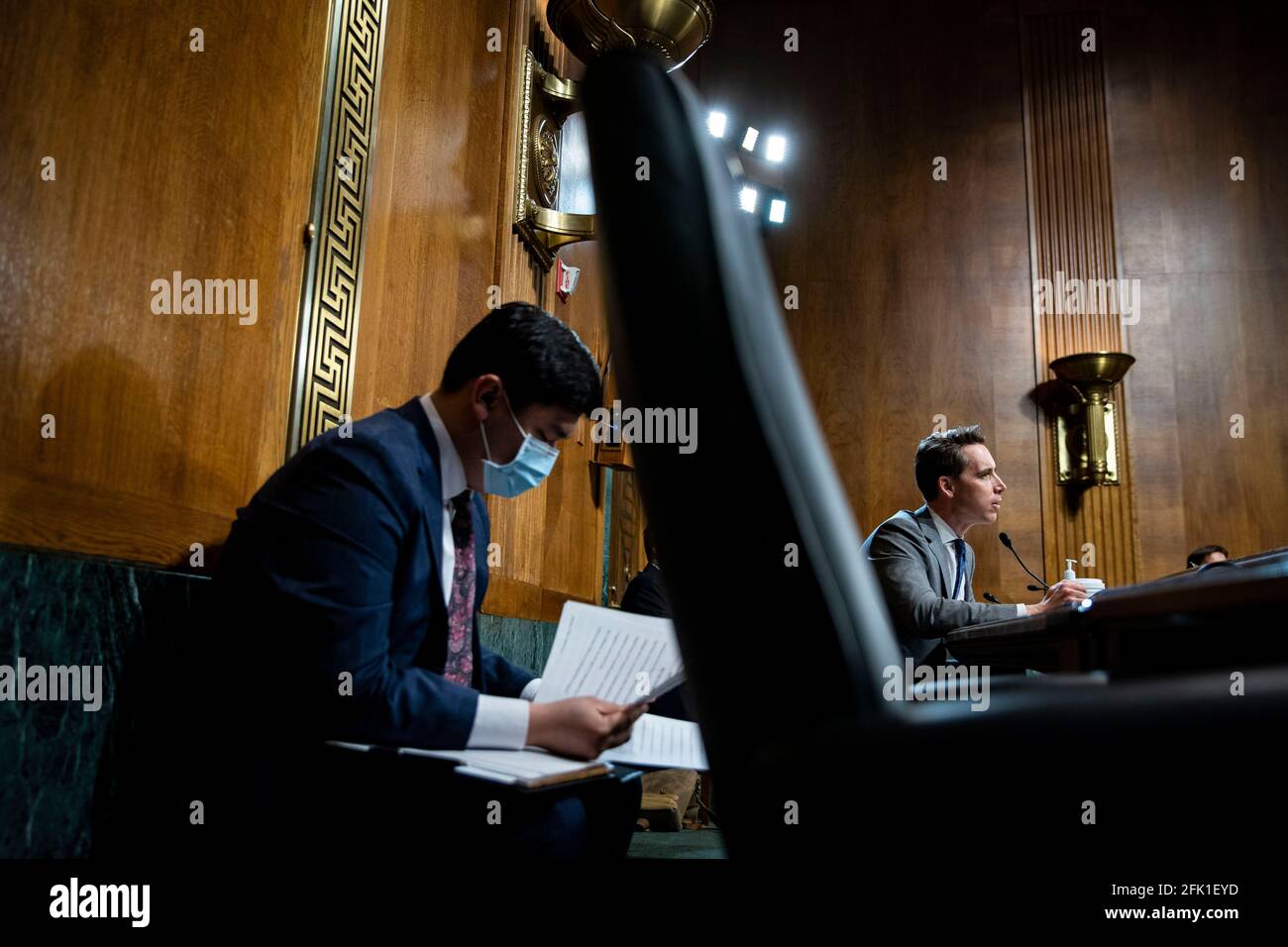 Washington, DC, USA. 27th Apr, 2021. United States Senator Josh Hawley ...