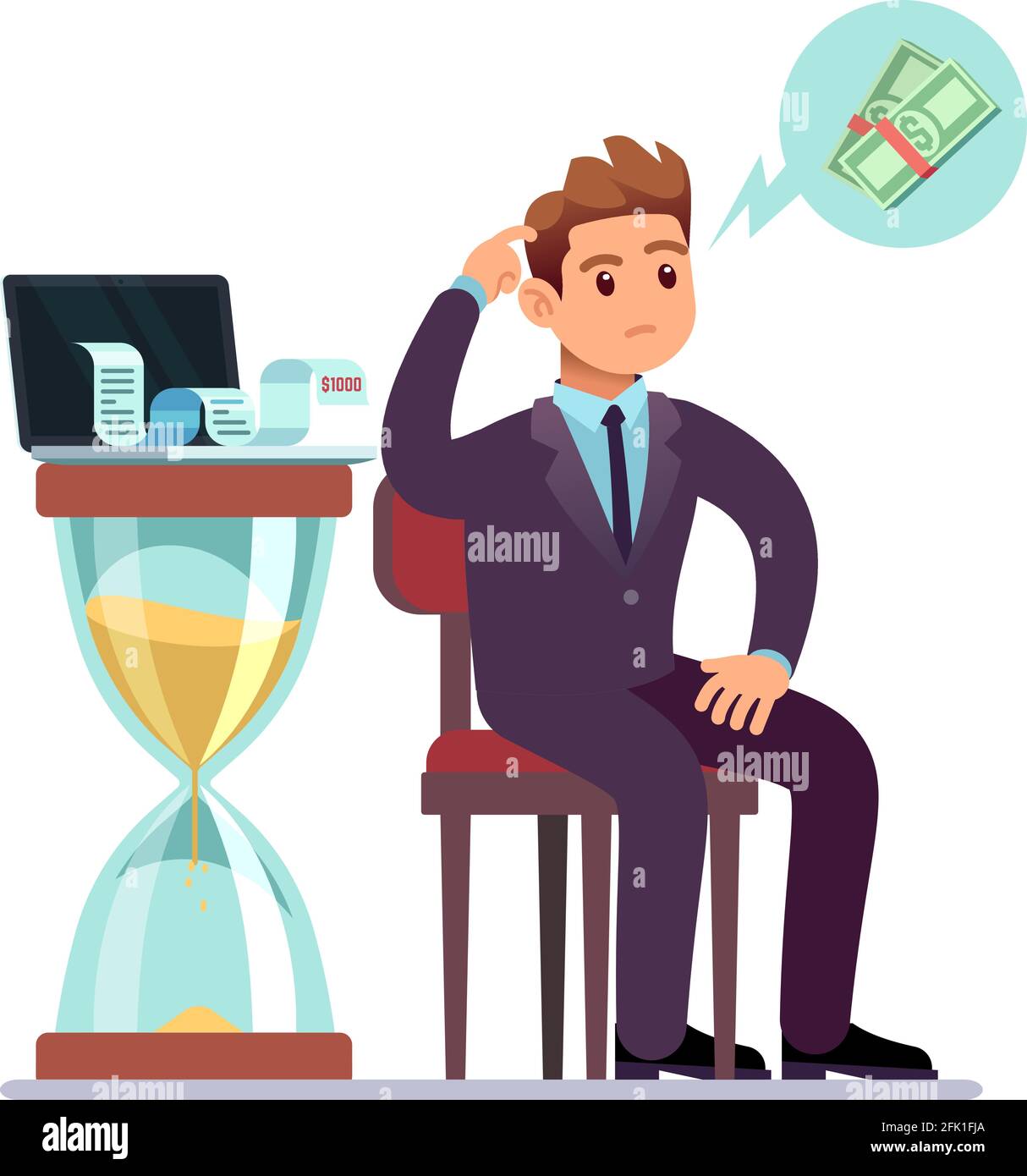 Tax man cartoon hi-res stock photography and images - Alamy