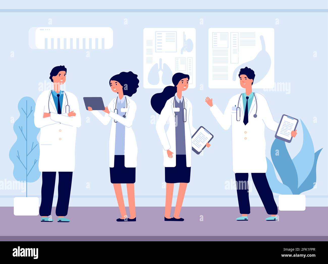 Doctors in hospital. Medical team working, nursing and healthcare ...