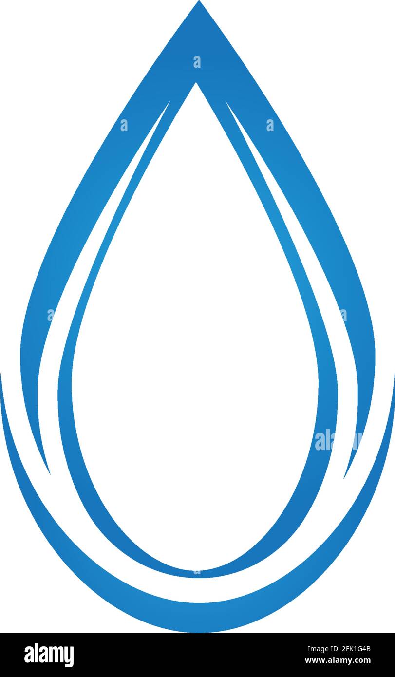 Water drop logo template illustration - Vector Stock Vector Image & Art ...