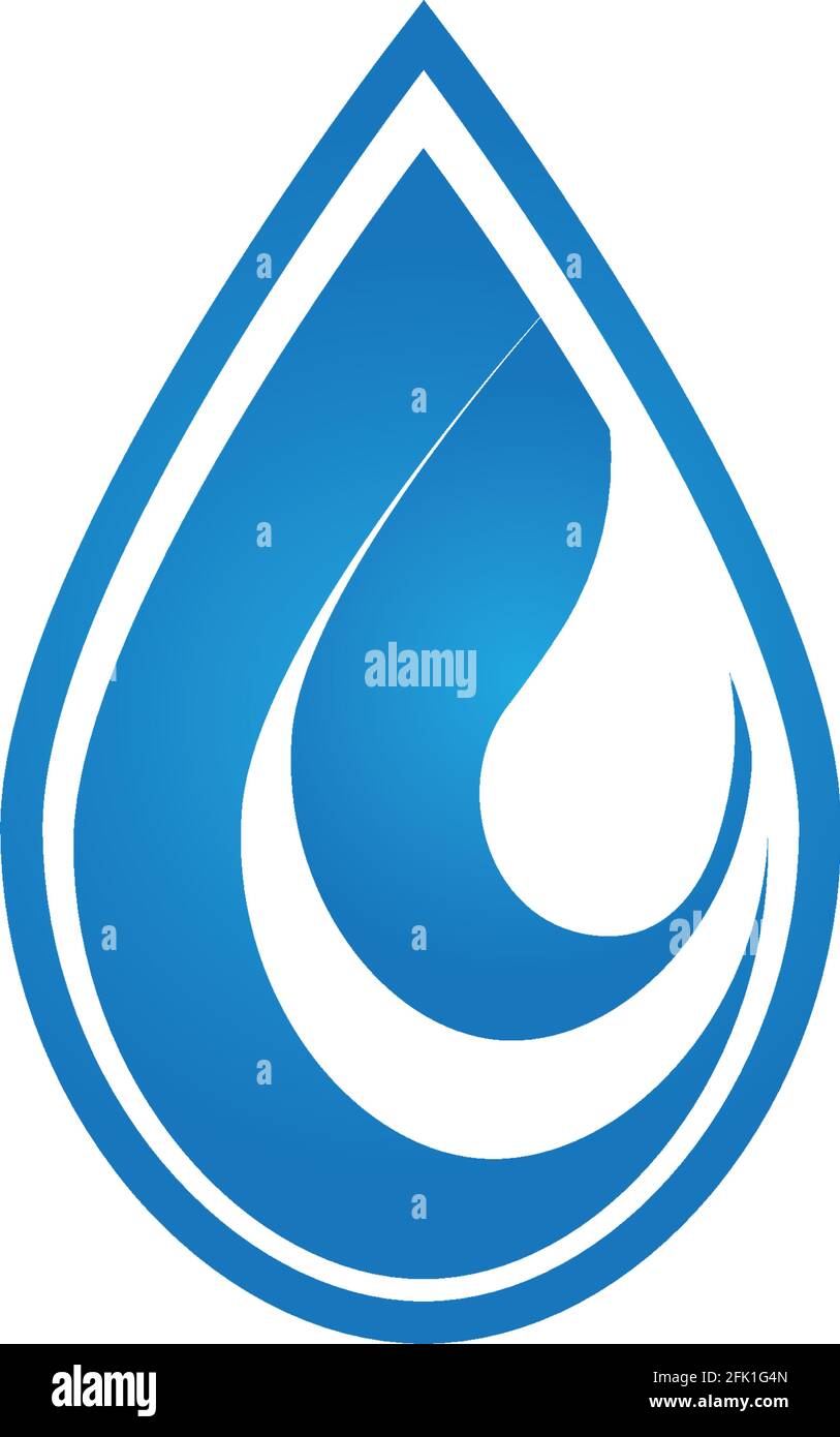 Water drop logo template illustration - Vector Stock Vector Image & Art ...