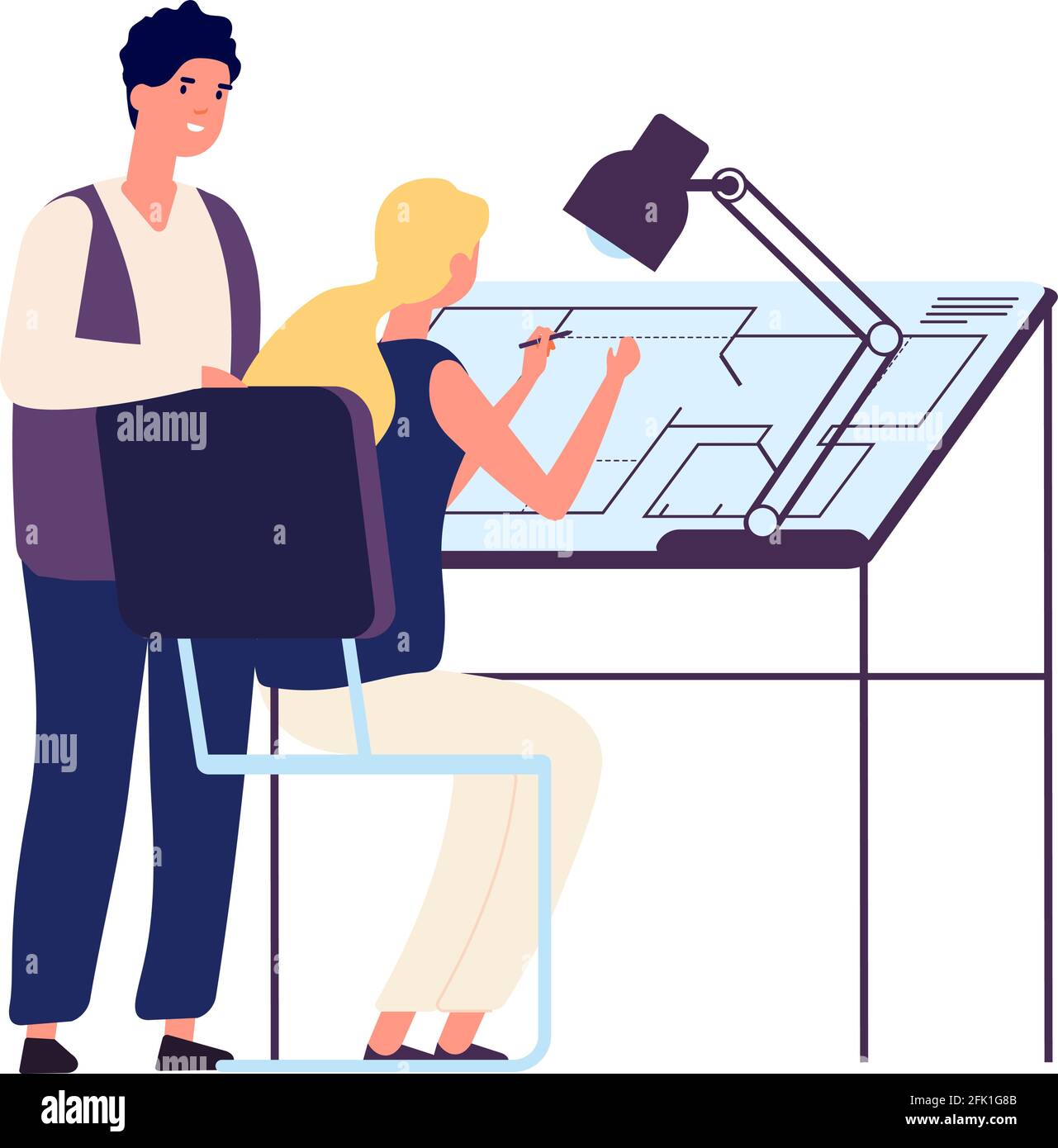 Student project. Layout apartment, flat designer work. Architecture ...