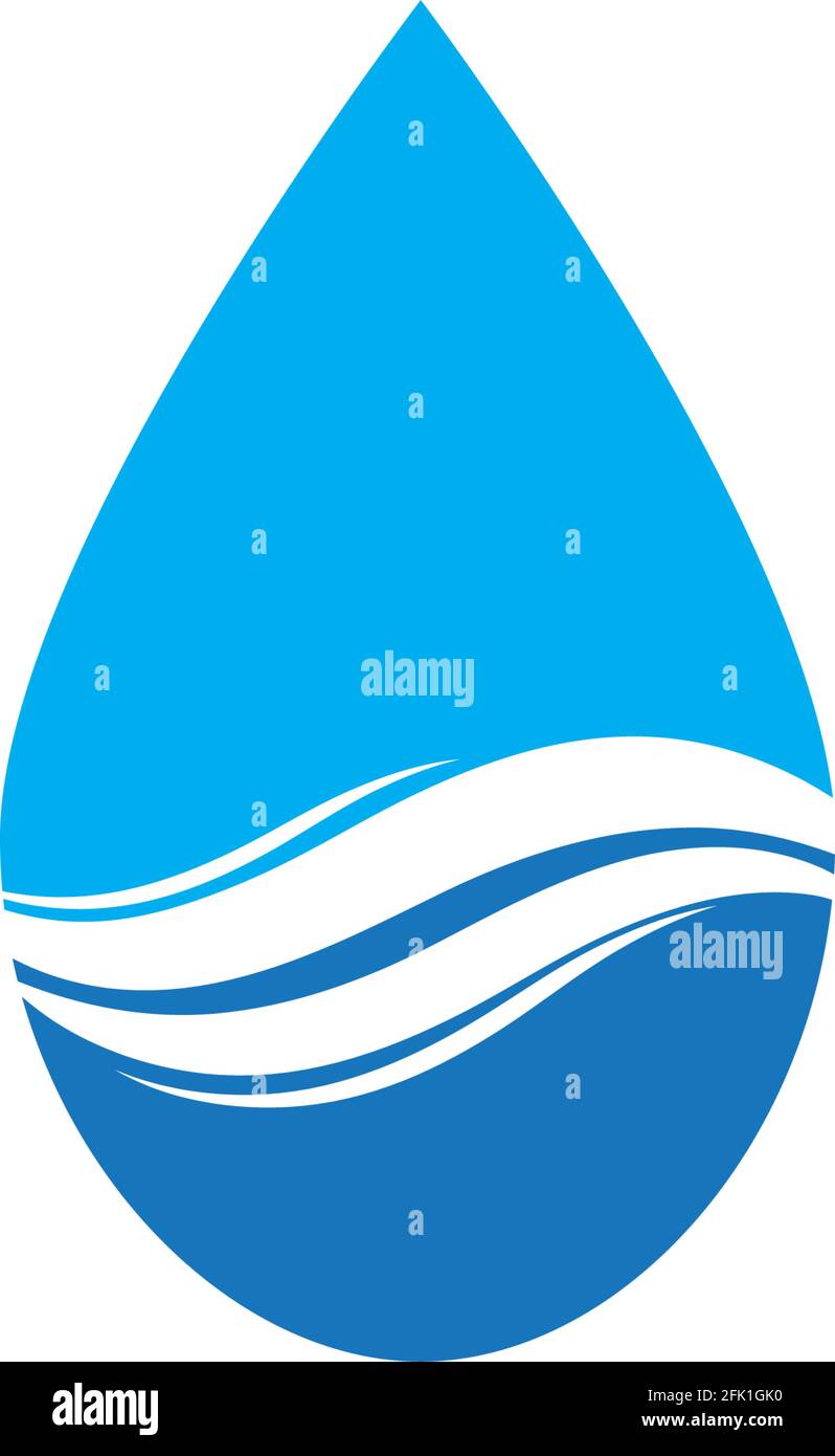 Water drop logo template illustration - Vector Stock Vector Image & Art ...