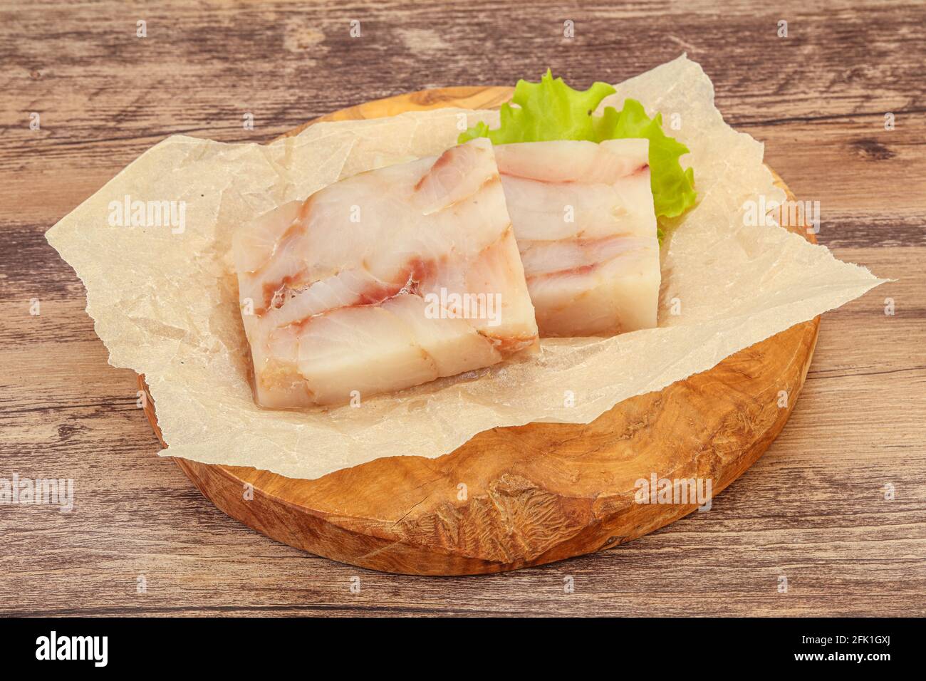 Raw dietary pollock fish fillet for cooking Stock Photo - Alamy