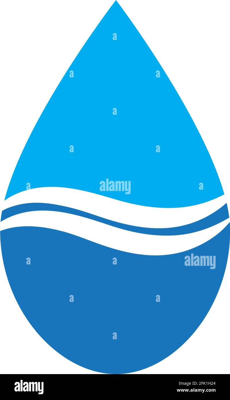Water drop logo template illustration - Vector Stock Vector Image & Art ...
