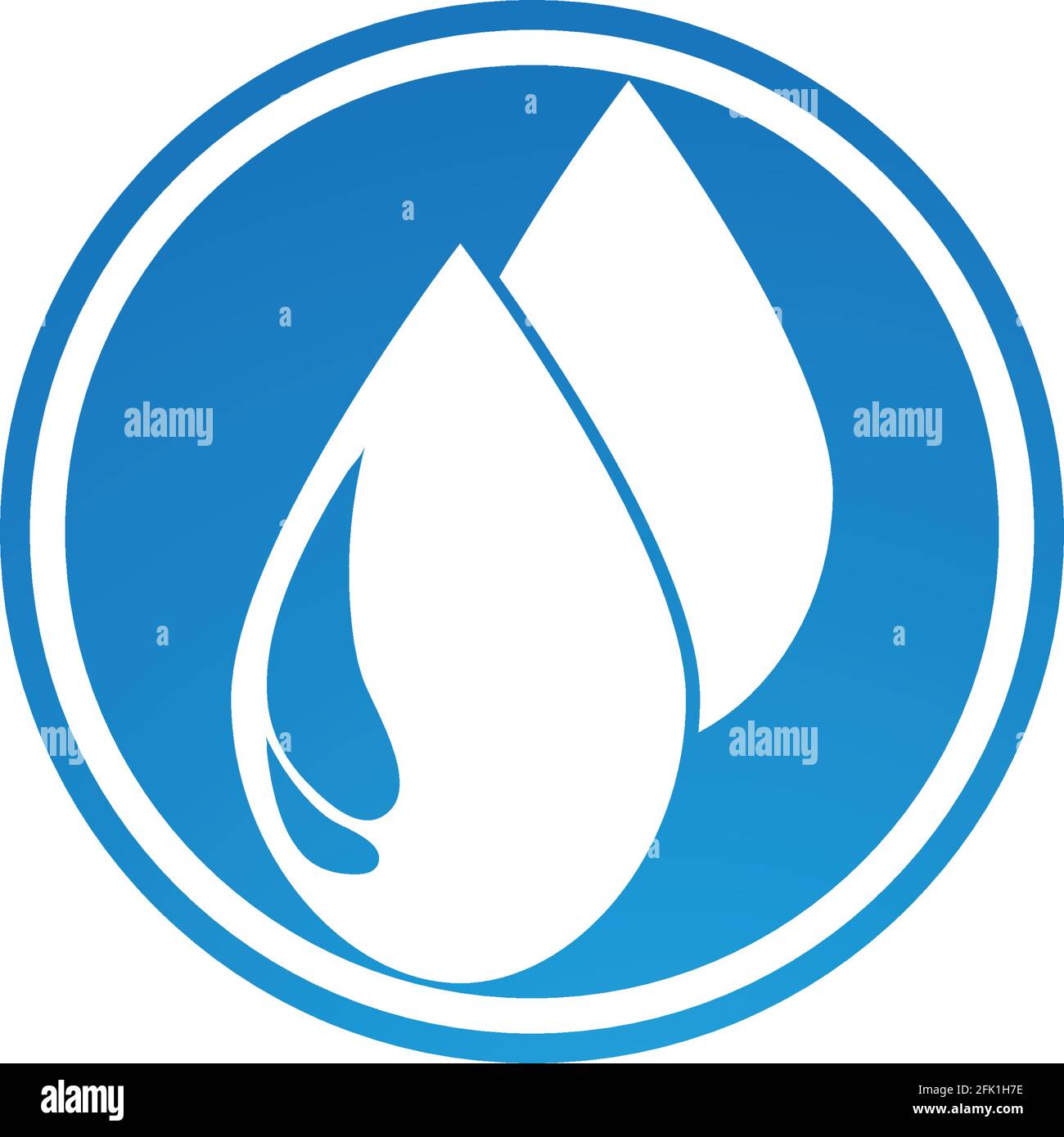 Water drop logo template illustration - Vector Stock Vector Image & Art ...