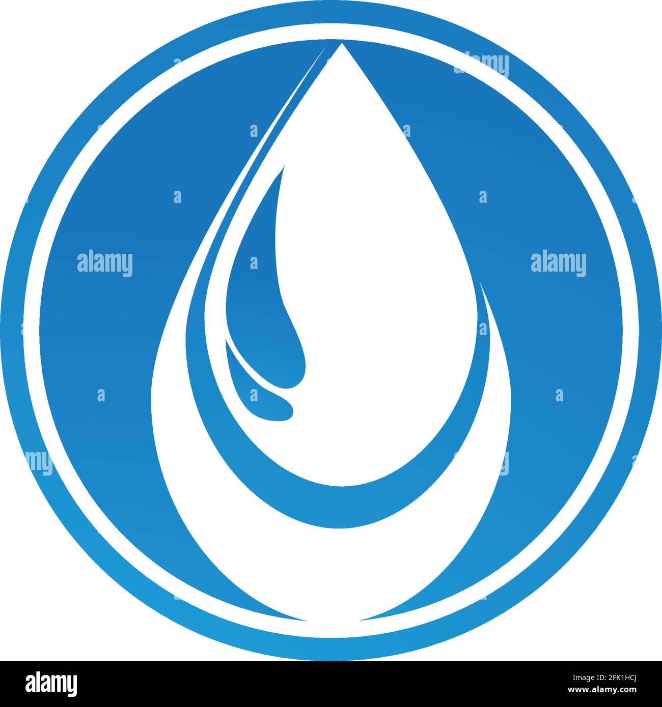 Water drop logo template illustration - Vector Stock Vector Image & Art ...