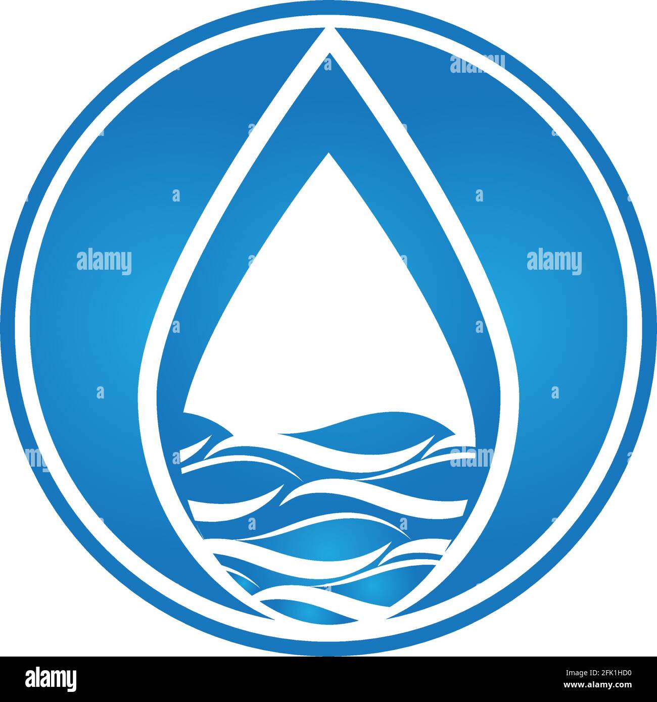 Water drop logo template illustration - Vector Stock Vector Image & Art ...