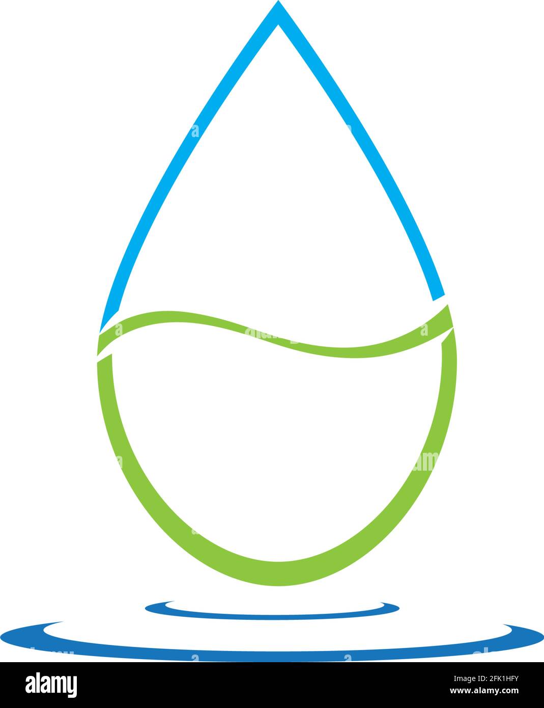 Water drop logo template illustration - Vector Stock Vector Image & Art ...