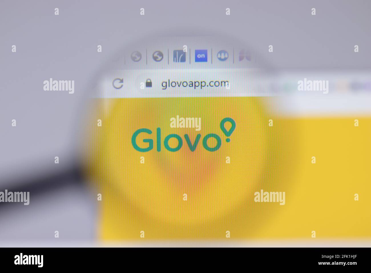Glovo logo hi-res stock photography and images - Alamy