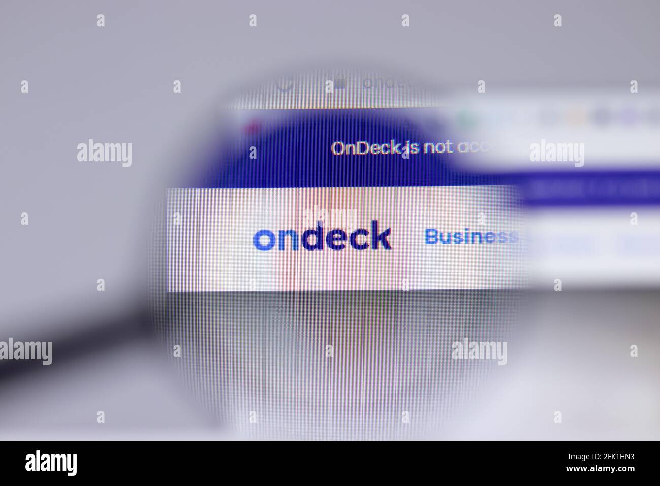Ondeck logo hi-res stock photography and images - Alamy