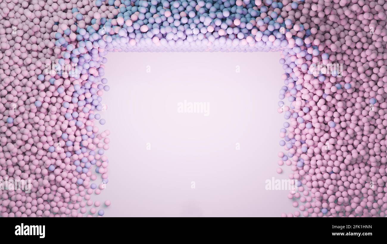 3D Illustration. A great amount of colorful particles Stock Photo - Alamy