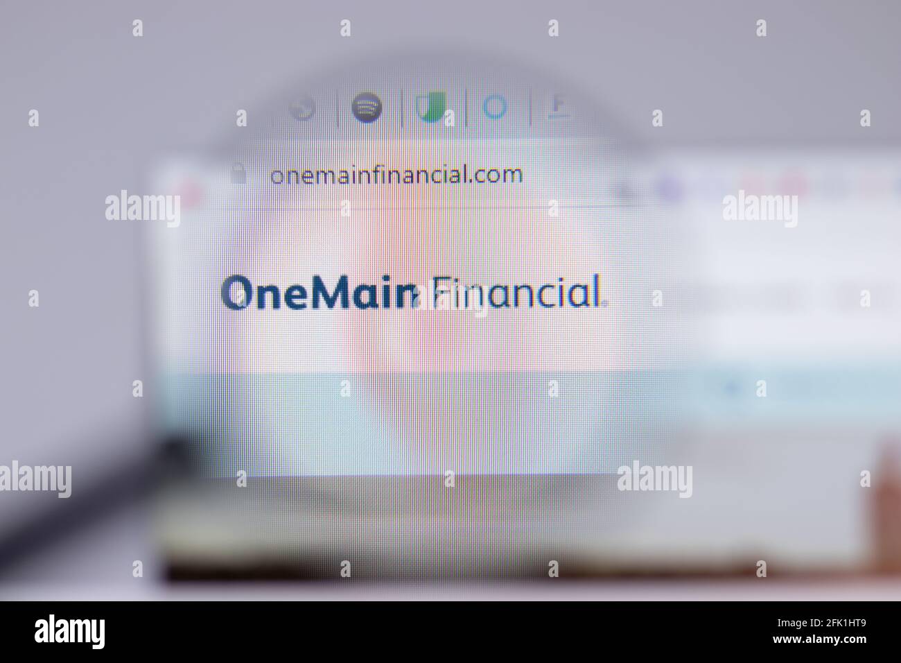 Onemain logo hi-res stock photography and images - Alamy