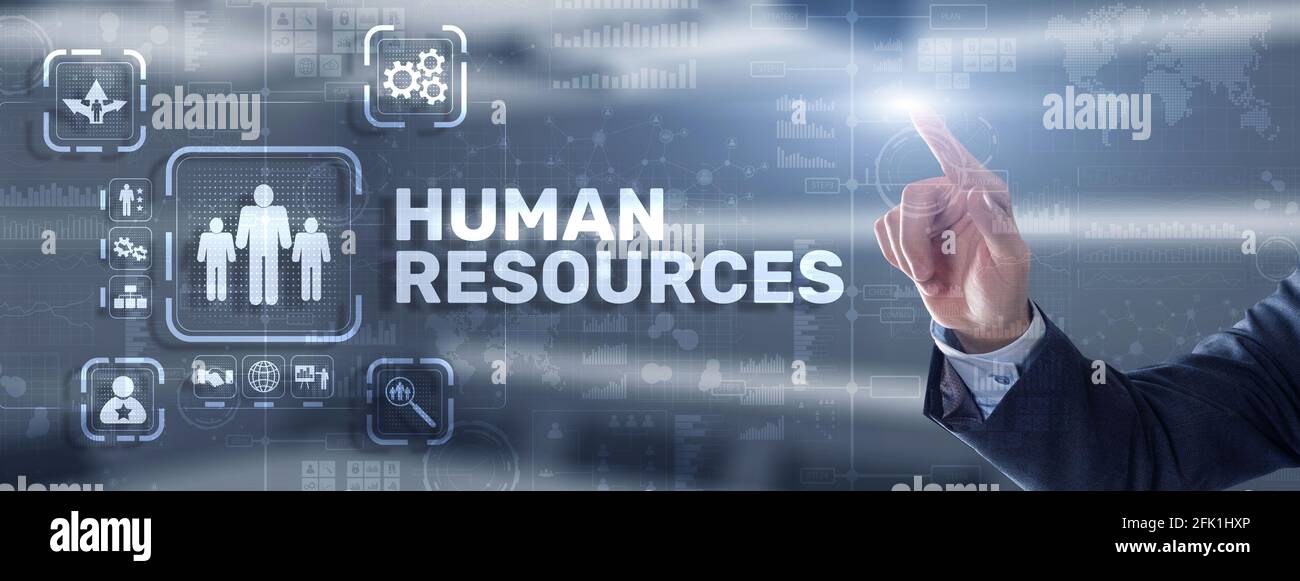 Modern Human Resources Hiring Job Occupation Concept. Business ...