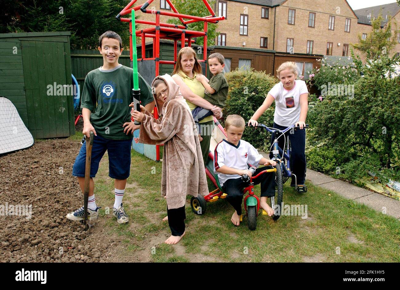 Elspeth Bright with her children, all of who she teaches from home.8 ...