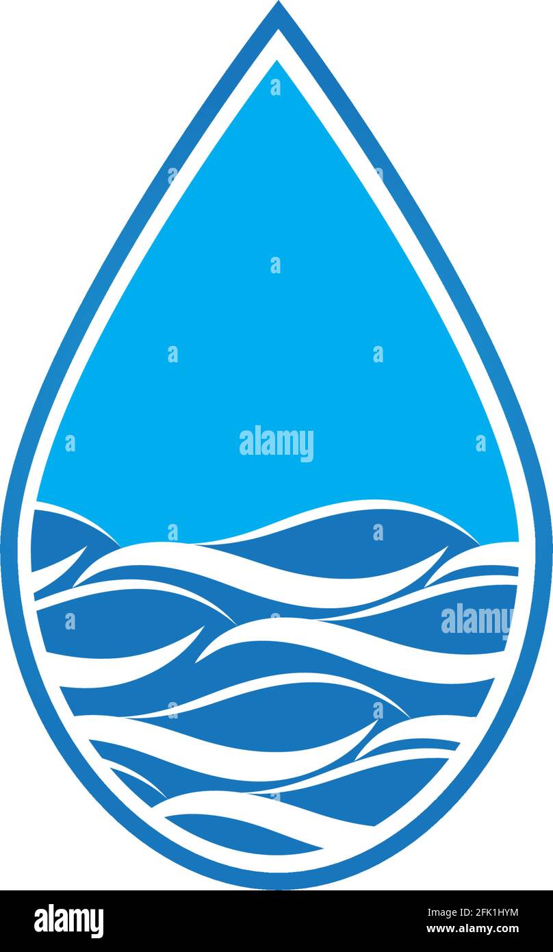 Water drop logo template illustration - Vector Stock Vector Image & Art ...