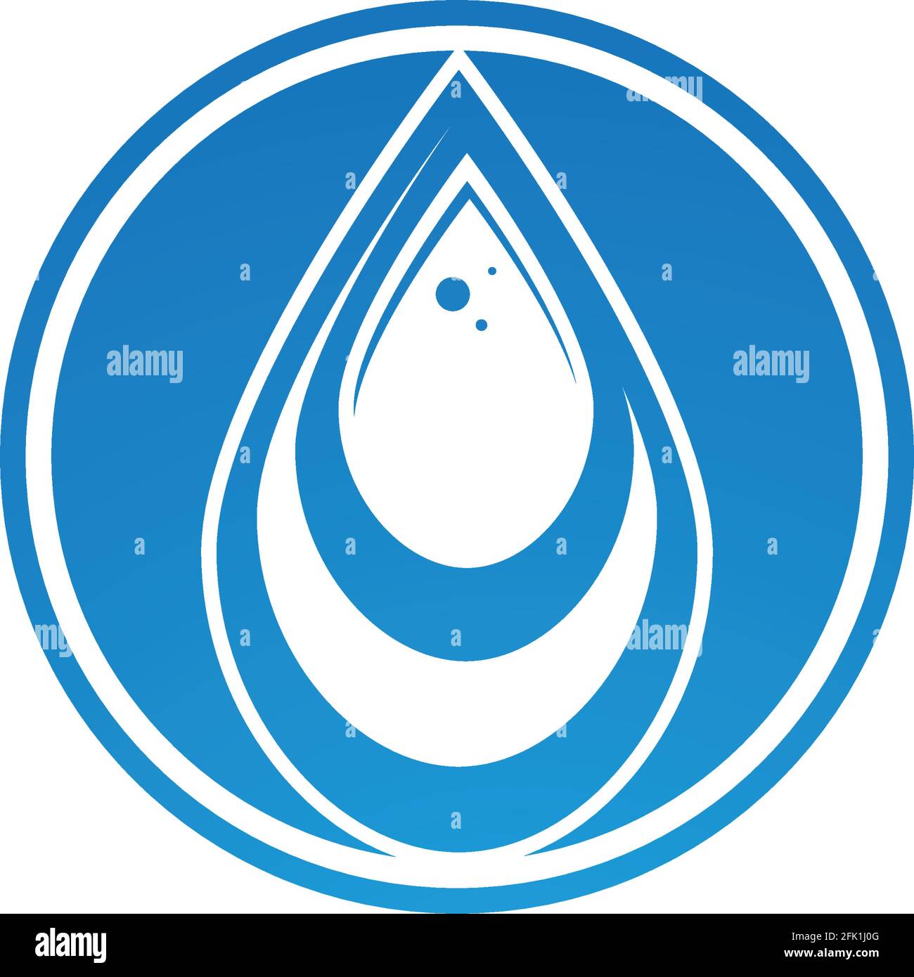 Water drop logo template illustration - Vector Stock Vector Image & Art ...