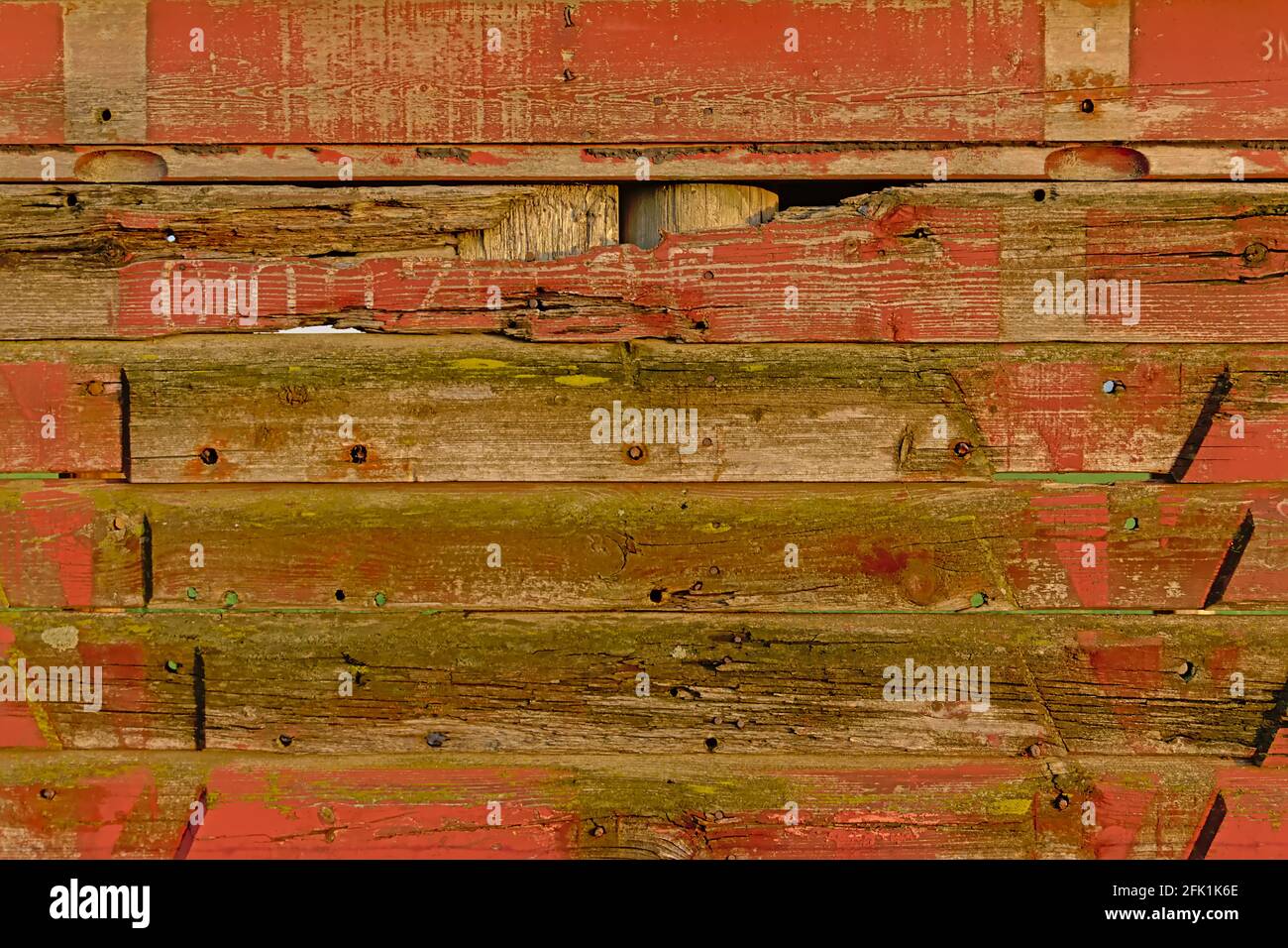 Backdrop of Grunge old worn timber wall with nails Stock Photo - Alamy