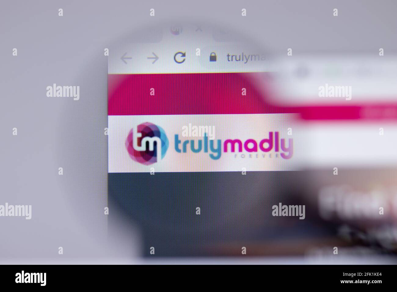 Trulymadly logo hi-res stock photography and images - Alamy