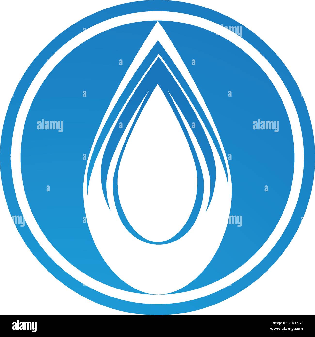Water drop logo template illustration - Vector Stock Vector Image & Art ...