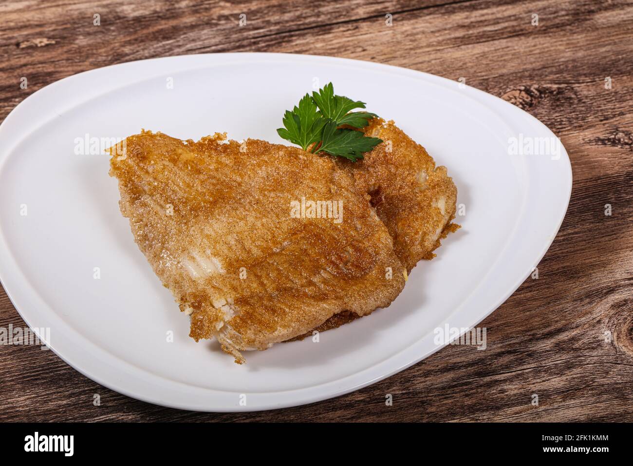 Roasted delicous seafood - stingray fish wings Stock Photo - Alamy
