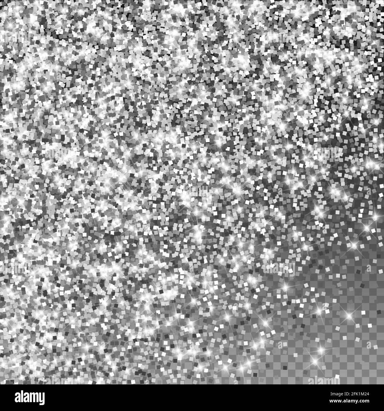 Sparkling silver luxury sparkling confetti. Scattered small gold ...