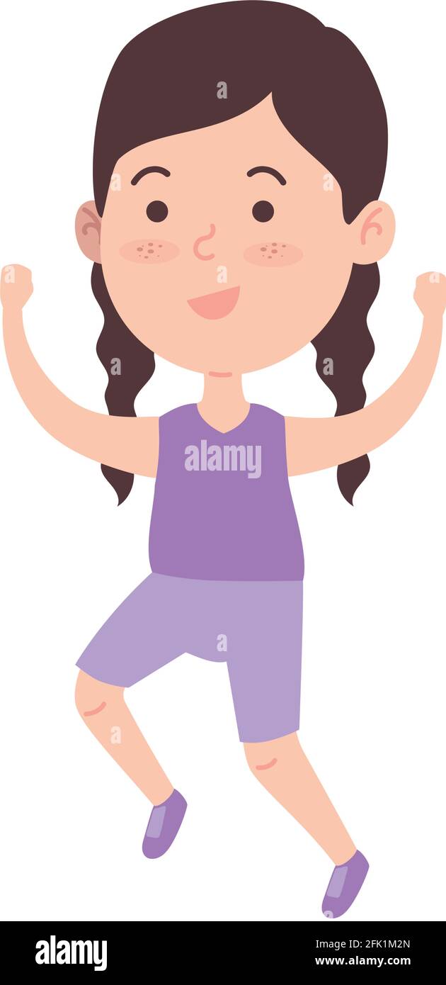 autistic girl hyperactive Stock Vector Image & Art - Alamy