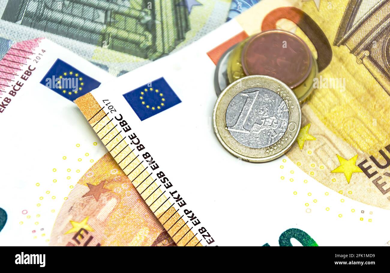 One euro coin hi-res stock photography and images - Alamy