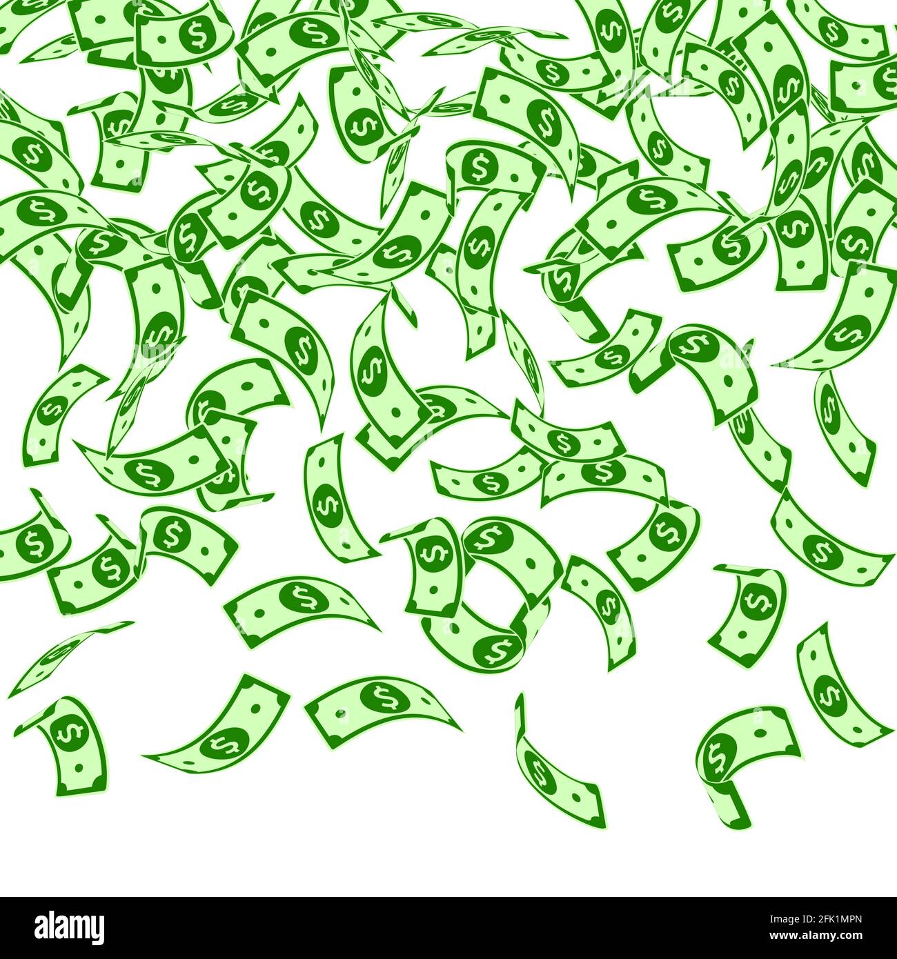 American money floating Stock Vector Images - Alamy