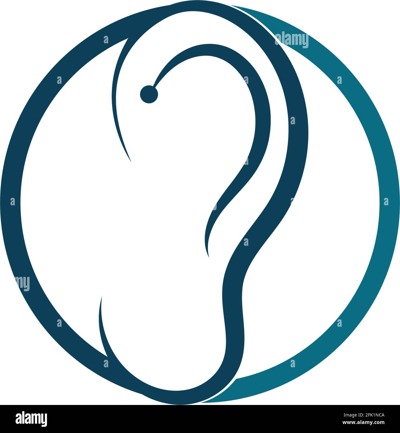 ear logo and symbols vector app icons Stock Vector Image & Art - Alamy