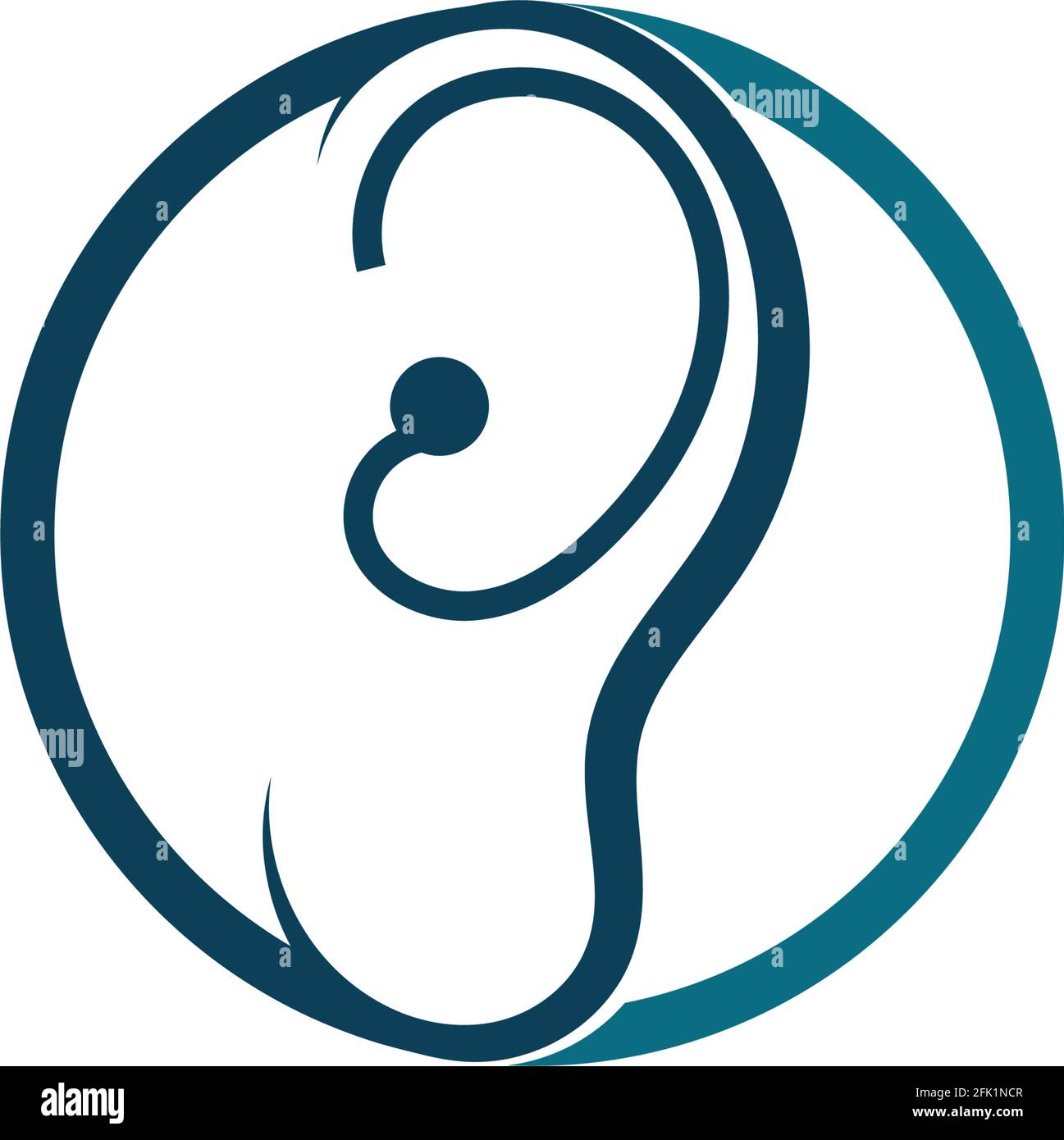 ear logo and symbols vector app icons Stock Vector Image & Art - Alamy