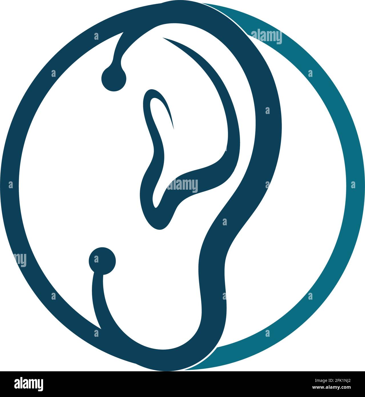 ear logo and symbols vector app icons Stock Vector Image & Art - Alamy