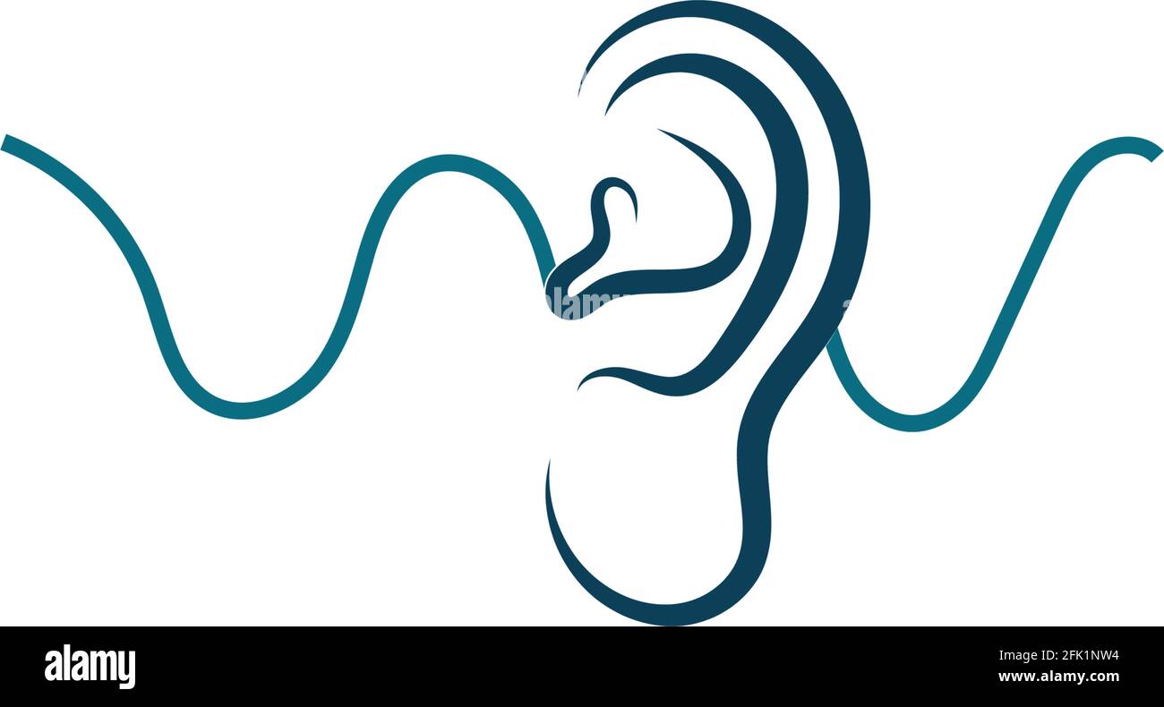 ear logo and symbols vector app icons Stock Vector Image & Art - Alamy