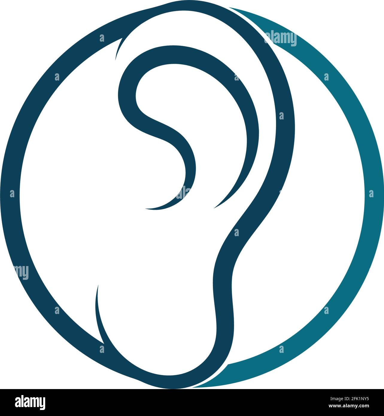 ear logo and symbols vector app icons Stock Vector Image & Art - Alamy