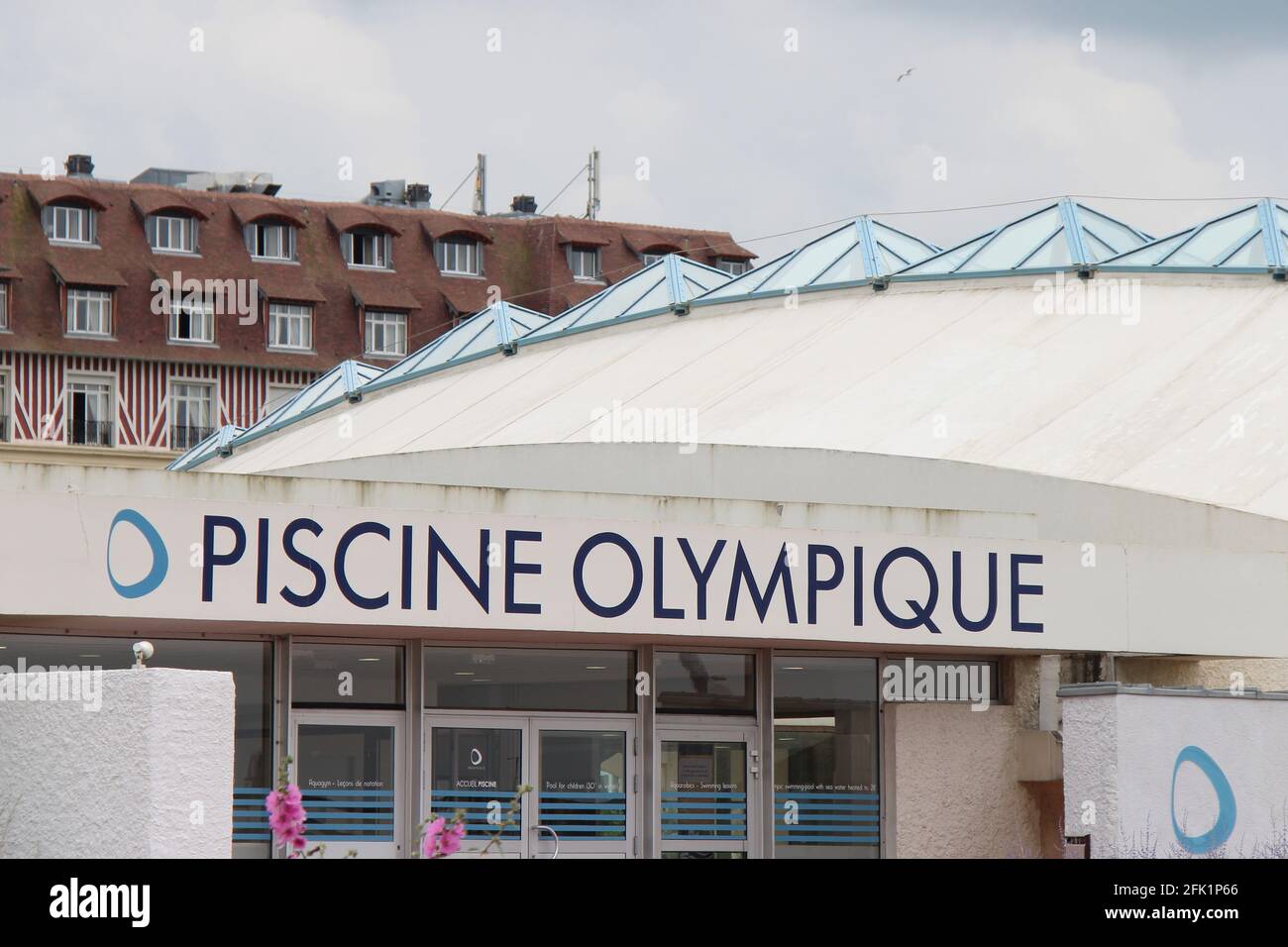 swimming-pool in deauville in normandy (france Stock Photo - Alamy
