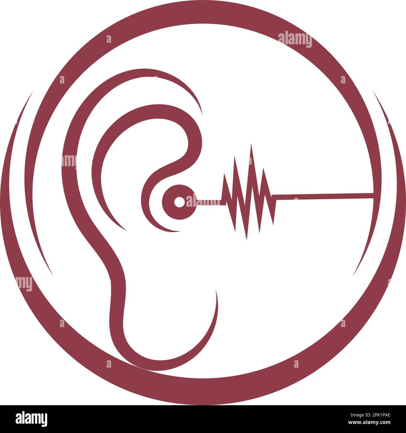 ear logo and symbols vector app icons Stock Vector Image & Art - Alamy
