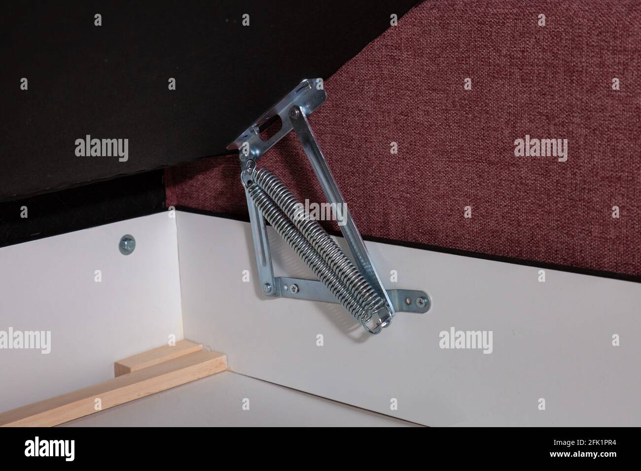 Closeup shot of a lifting mechanism for the bed Stock Photo - Alamy
