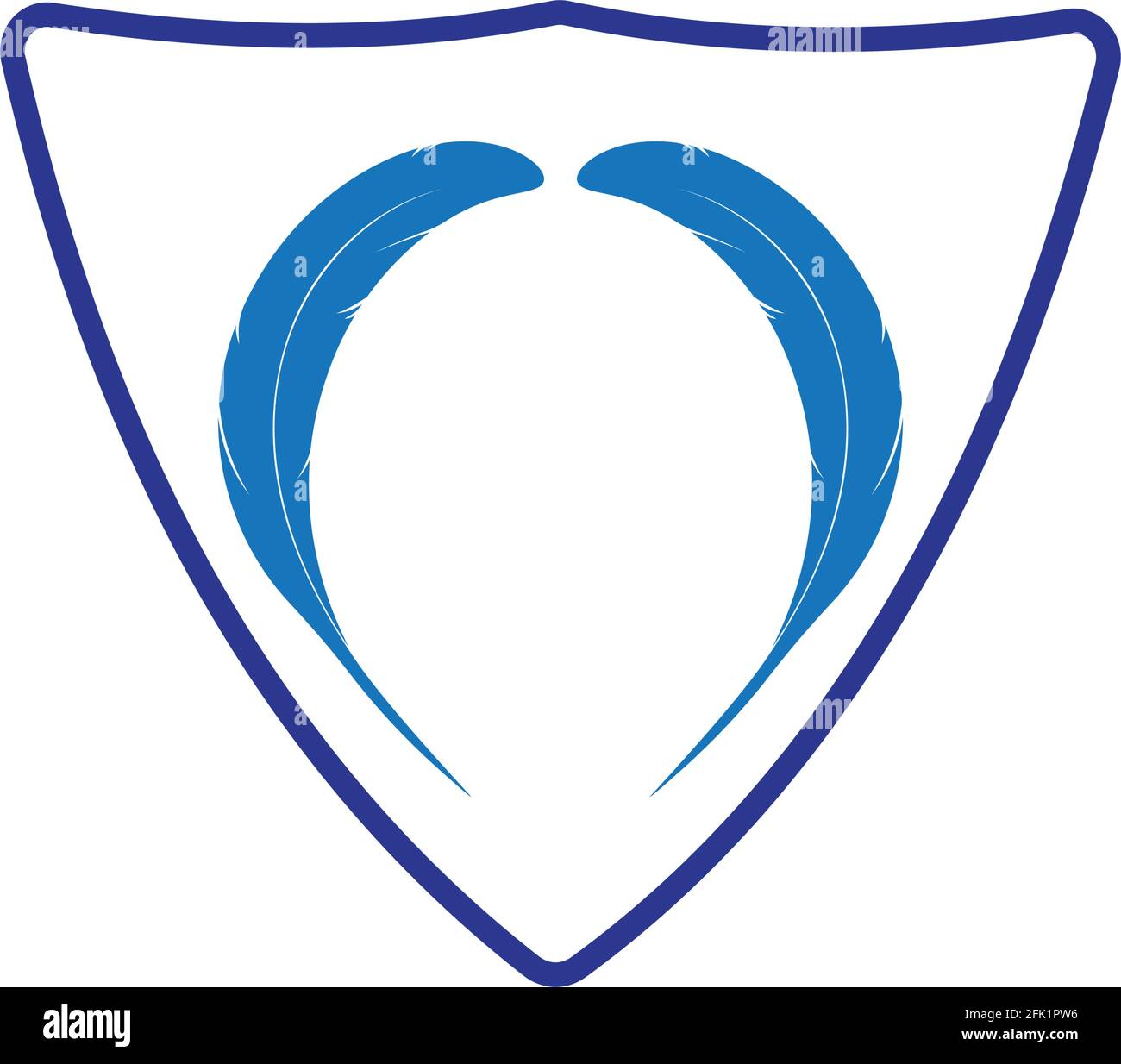 Feather pen write sign logo template app icons Stock Vector Image & Art ...