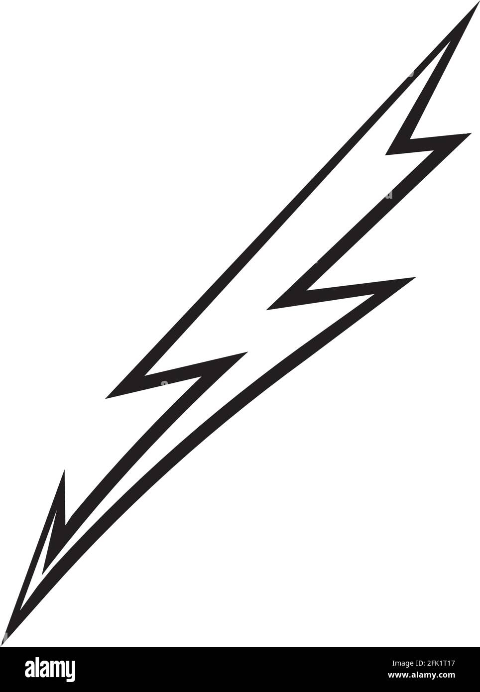 lightning logo icon and symbols Stock Vector Image & Art - Alamy