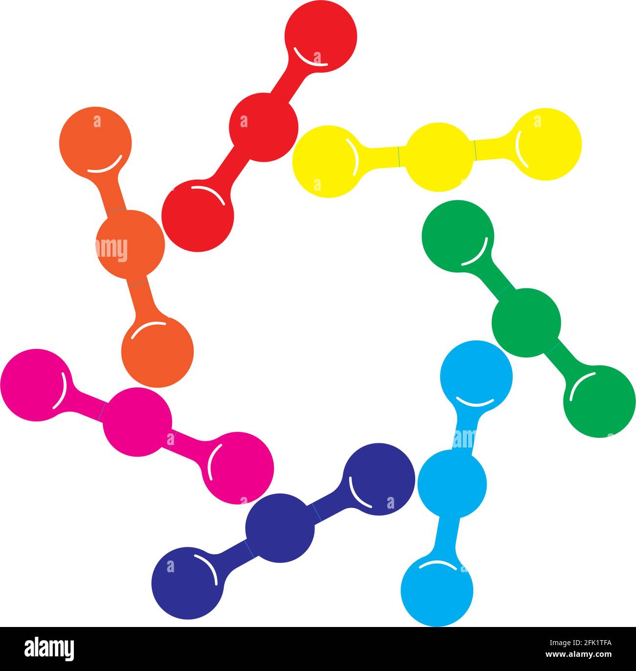 Molecule symbol logo template vector illustration design Stock Vector ...