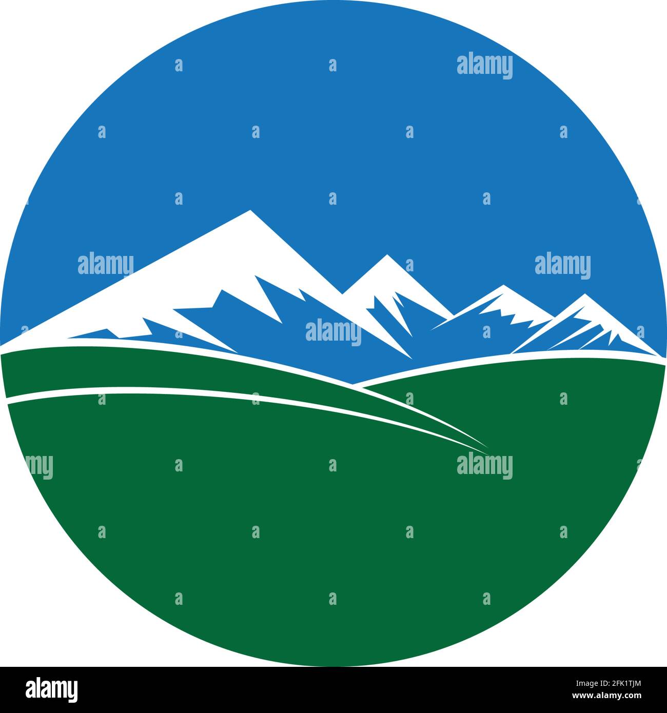 Mountain icon Logo Template Vector illustration design Stock Vector ...