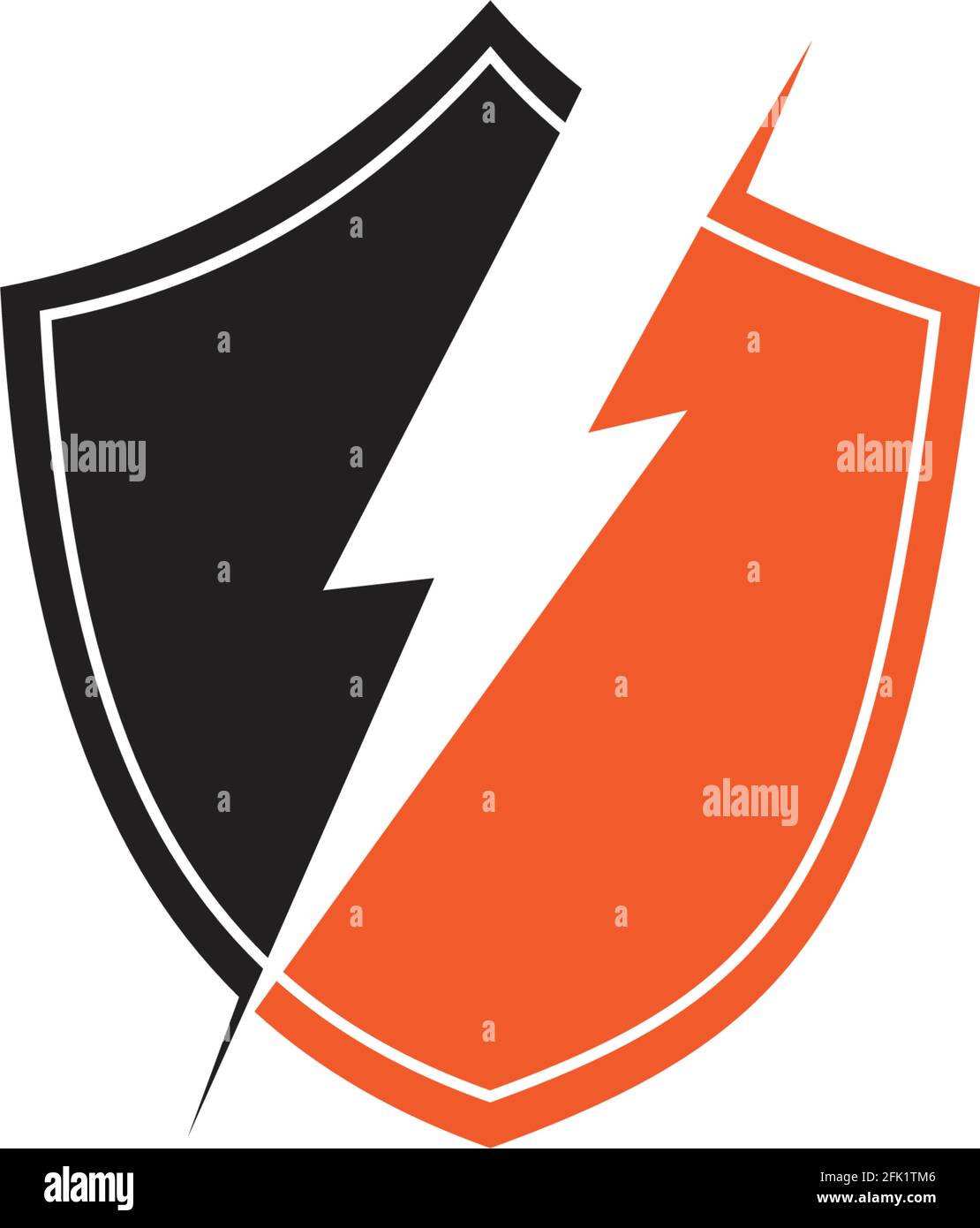 lightning thunderbolt electricity logo design template Stock Vector ...