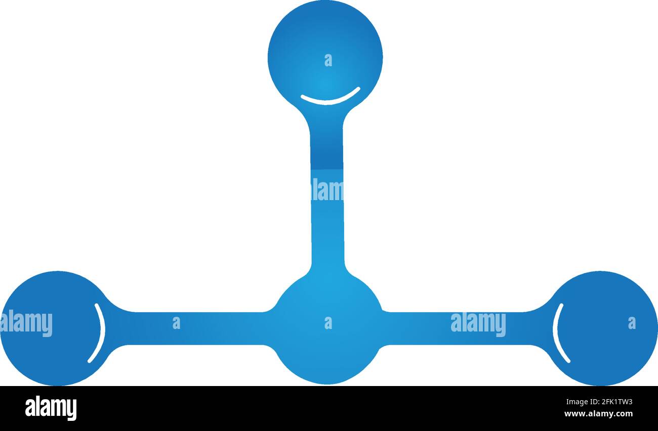 Molecule symbol logo template vector illustration design Stock Vector ...