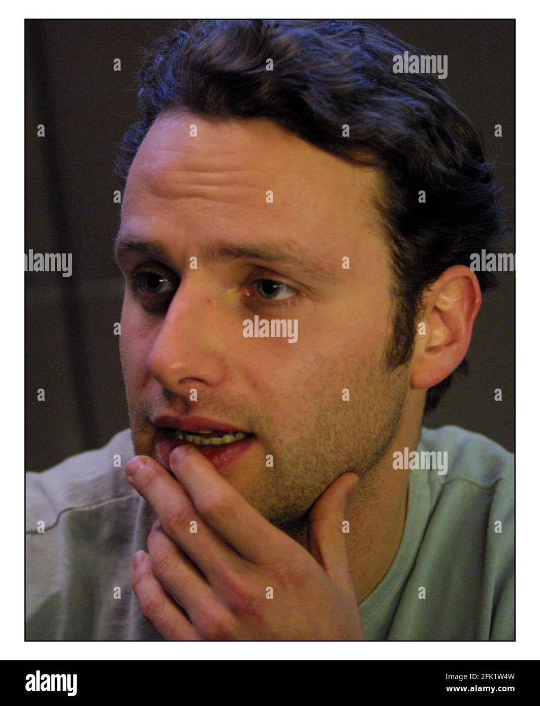 Andrew Lincoln....actor pic David Sandison 1/3/2002 Stock Photo - Alamy