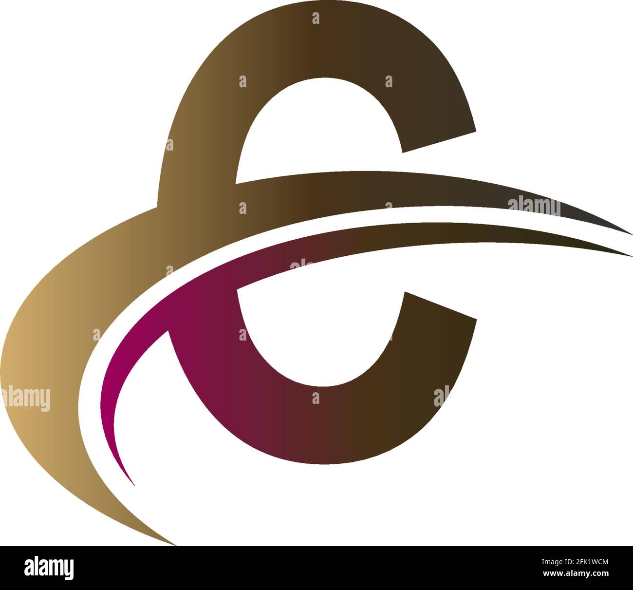 Mix of letter with quick slash design logo icon concept template Stock ...