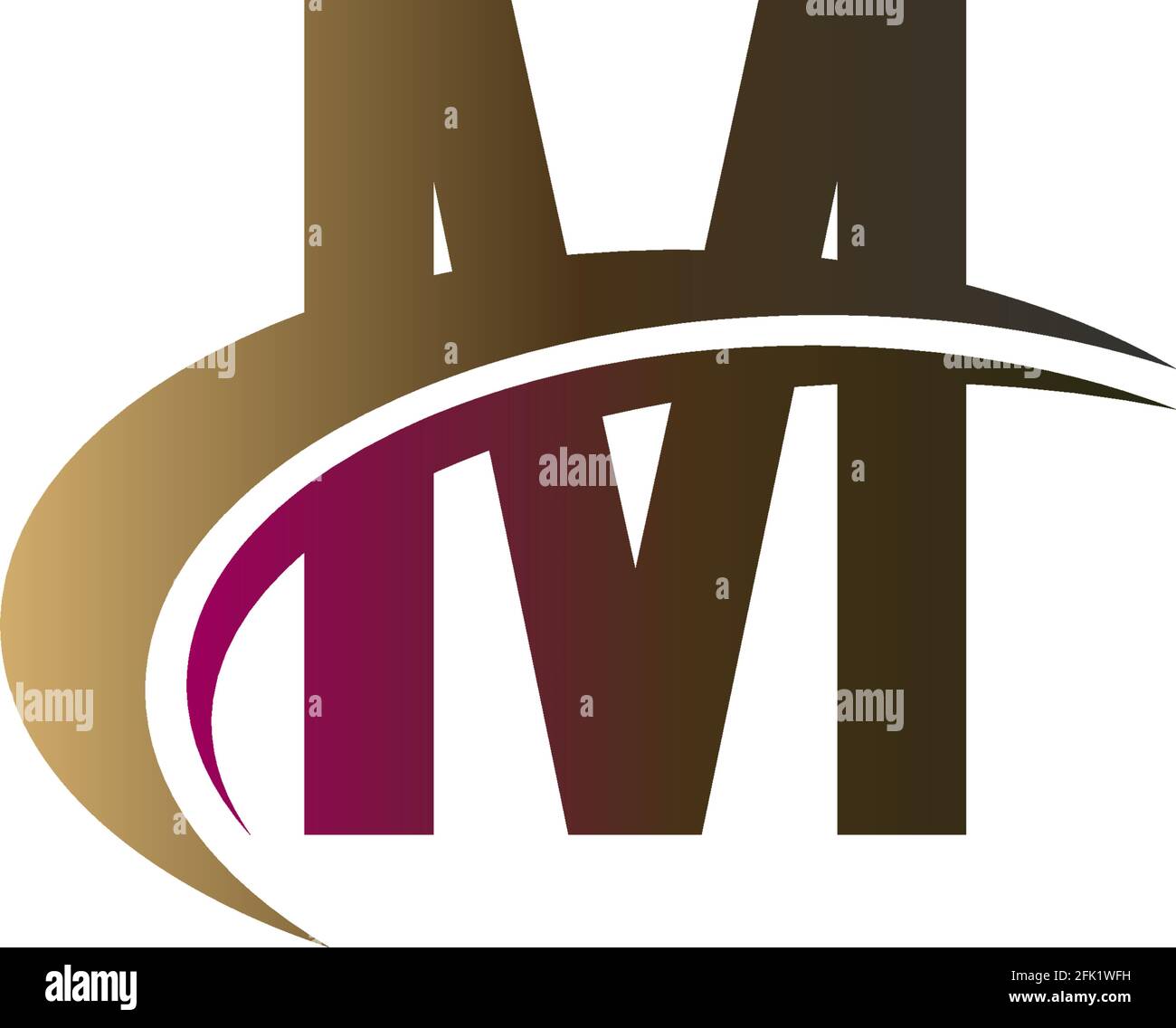 Mix of letter with quick slash design logo icon concept template Stock ...