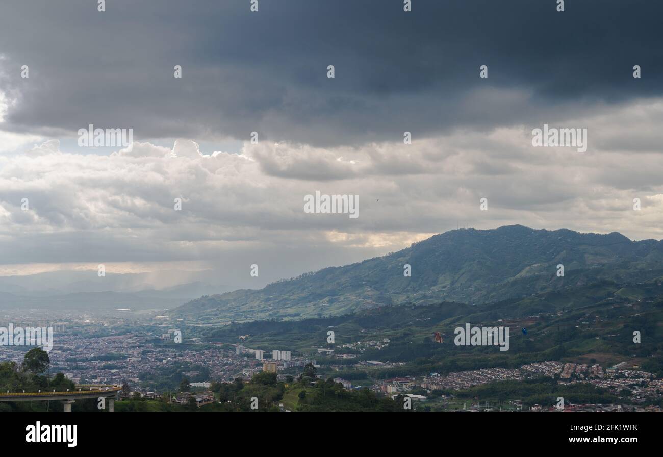 beautiful Colombian natural landscapes, cities, blue skies, animals in ...