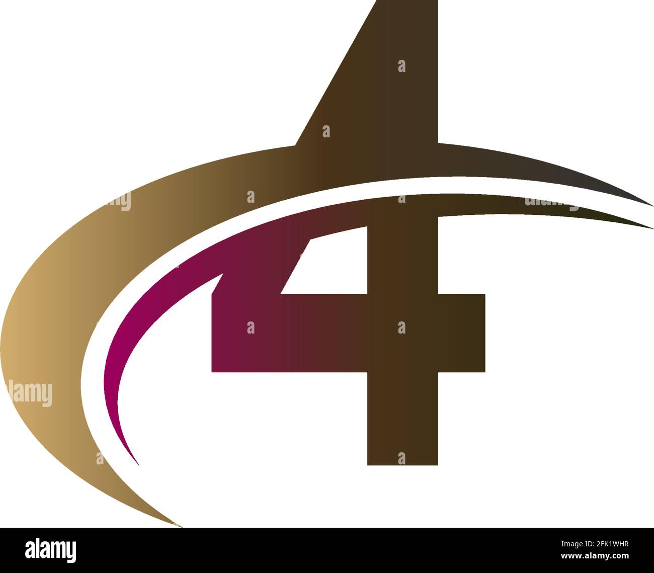 Mix of letter with quick slash design logo icon concept template Stock ...