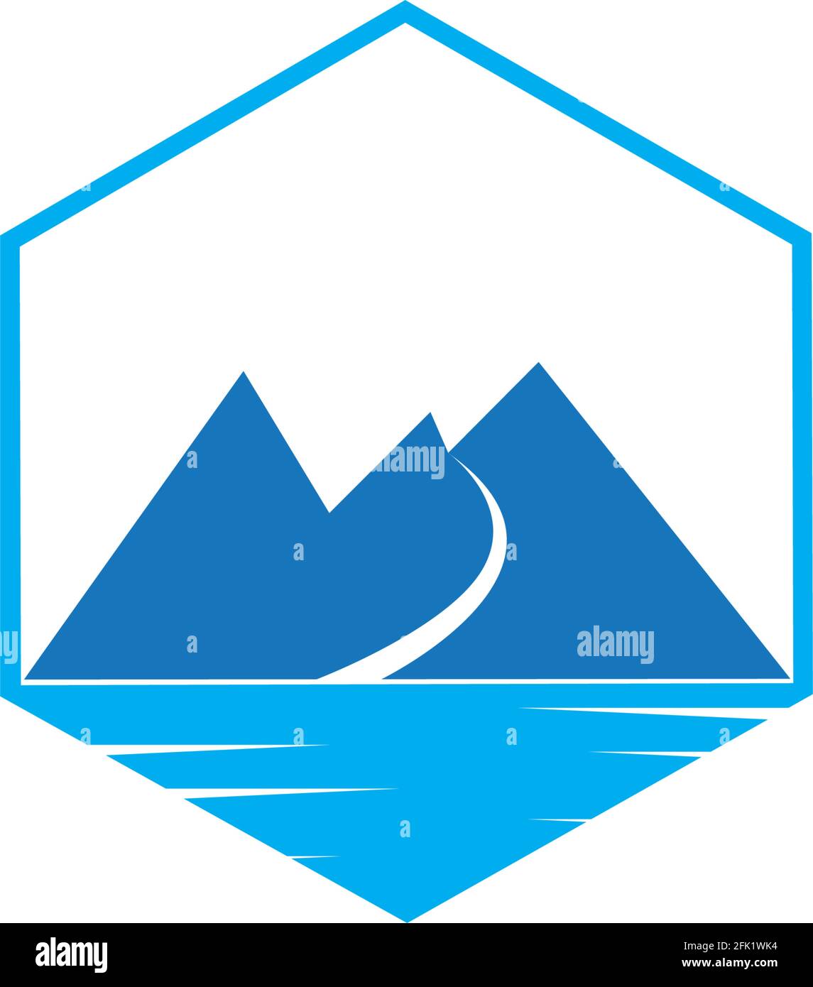 Mountain icon Logo Template Vector illustration design Stock Vector ...